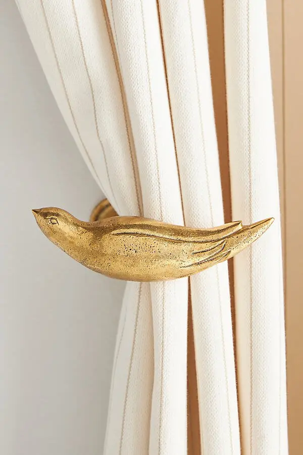 Anthropologie Verne Bird Tieback - Bronze
