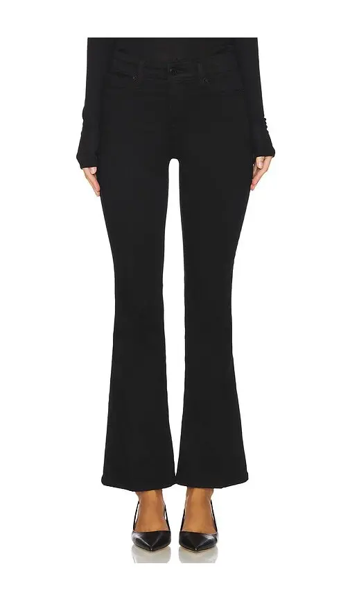 Good American Petite Flare Jeans - Black