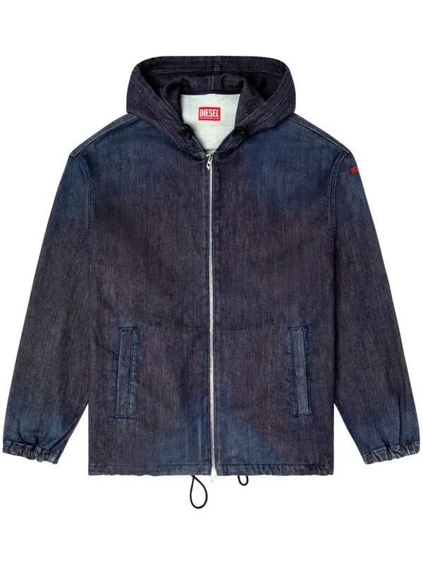 DIESEL Hooded Denim Jacket