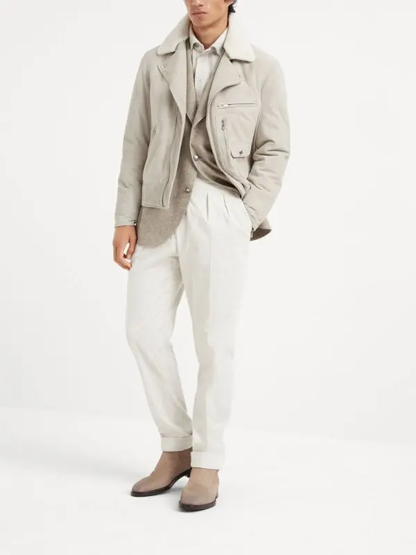 Brunello Cucinelli Cotton-cashmere Corduroy Trousers