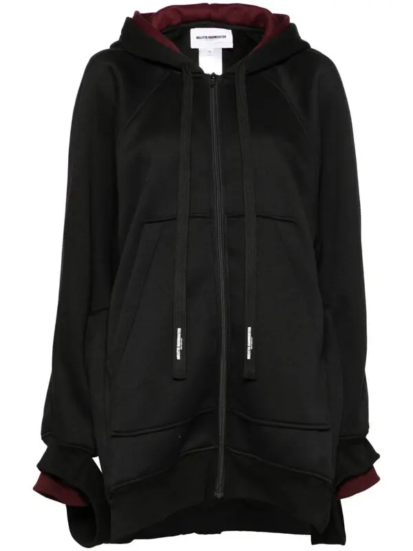 MELITTA BAUMEISTER Longline Zip-up Hoodie