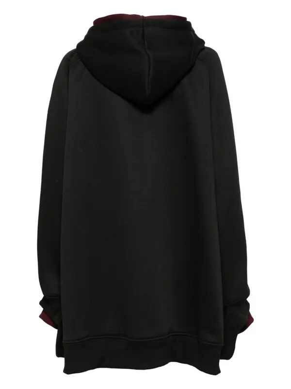 MELITTA BAUMEISTER Longline Zip-up Hoodie