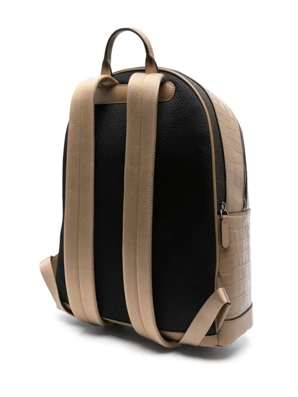 Michael Kors Hudson Logo Backpack - Brown - 33% Off 