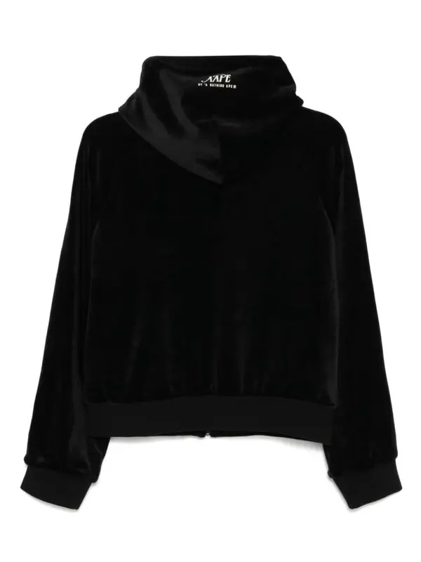 A BATHING APE Aape * Embroidered Hoodie Jacket