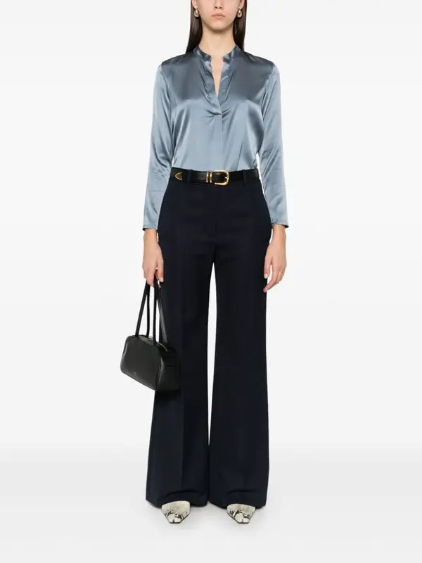 BLANCA VITA Satin Blouse