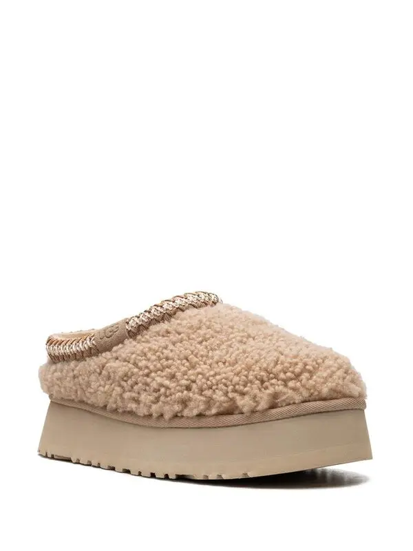 UGG Tazz Maxi Curly Slippers - Neutrals