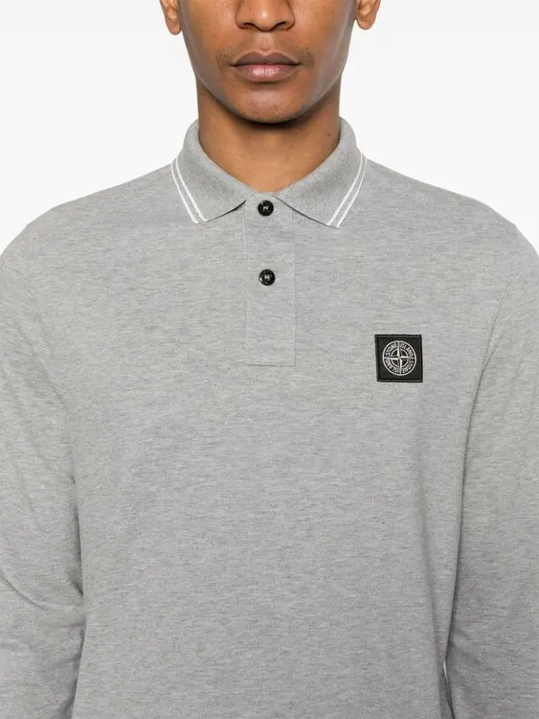 Stone Island Long-sleeve Polo Shirt