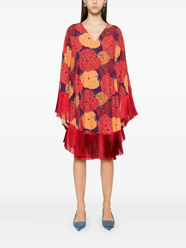 ALESSANDRO ENRIQUEZ Floral-print Mini Dress