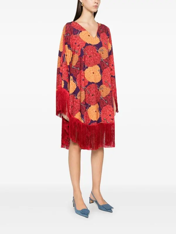 ALESSANDRO ENRIQUEZ Floral-print Mini Dress