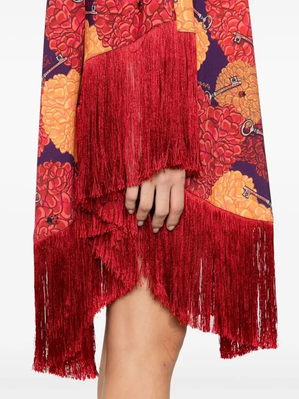 ALESSANDRO ENRIQUEZ Floral-print Mini Dress