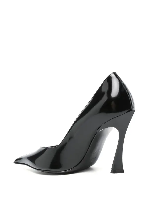 MUGLER 95mm Fang Pumps - Black