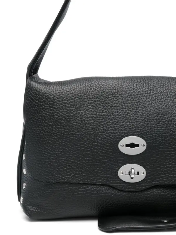 ZANELLATO Medium Postina Shoulder Bag - Black