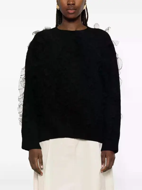 Valentino Garavani Embroidered Wool Sweater