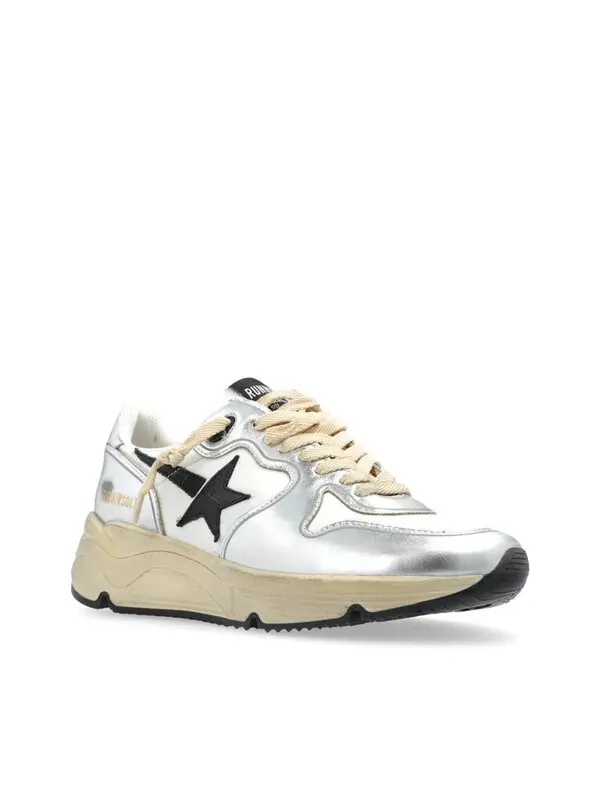 GOLDEN GOOSE Running Sole Sneakers - Silver
