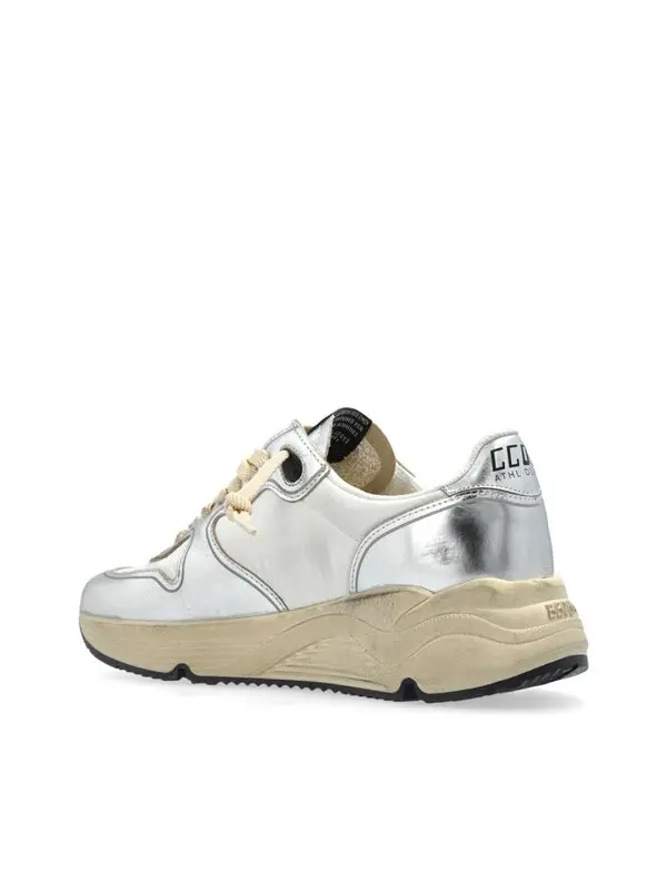 GOLDEN GOOSE Running Sole Sneakers - Silver