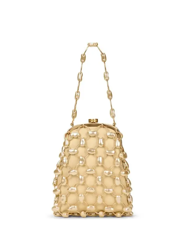 Cult Gaia Brielle Wristlet Mini Bag - Gold