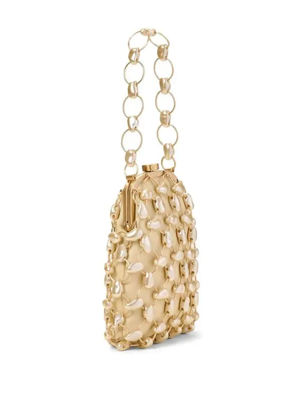 Cult Gaia Brielle Wristlet Mini Bag - Gold