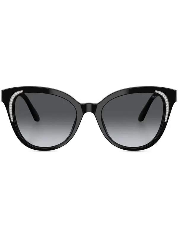 SWAROVSKI Crystal-embellished Sunglasses - Black