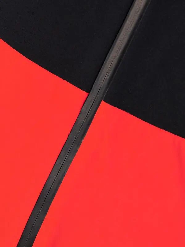 Aztech Mountain Top To Bottom Paneled Stretch Salopettes - Red