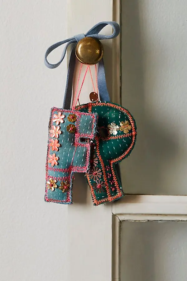 Free People Fp Mart X Fp One Monogram Ornament - F