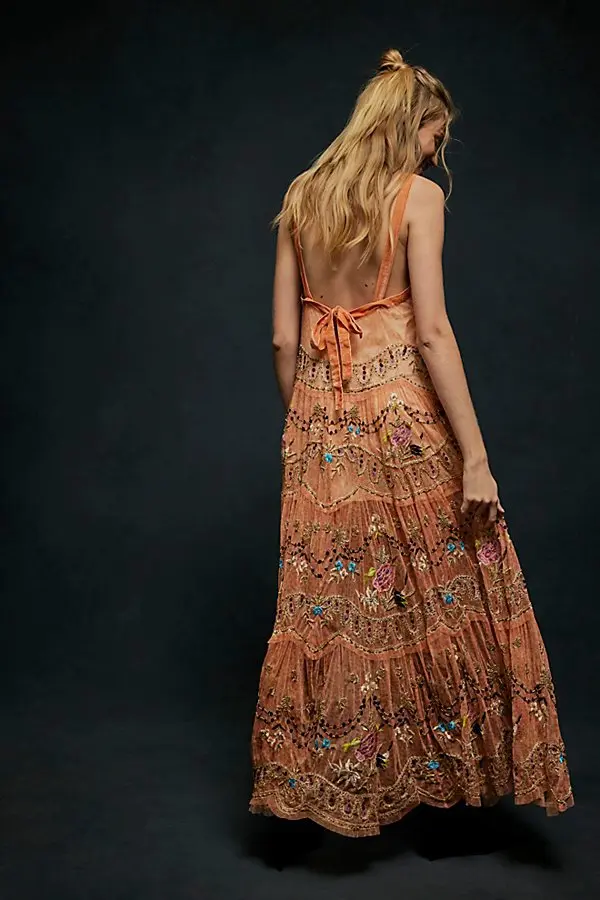 Free People Goldie Maxi Dress - Autumn Combo | Editorialist