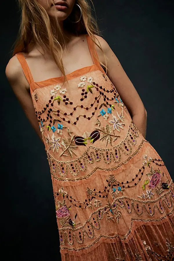 lilac and gold dress Rows of Roses Maxi Dress // Free People *XS-XL* | Women's Clothing