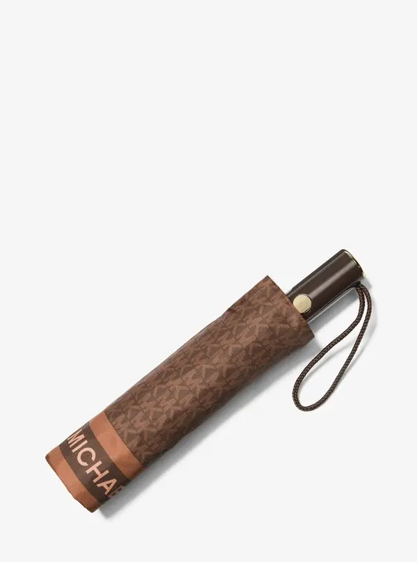 Michael Kors Logo Umbrella - Brown