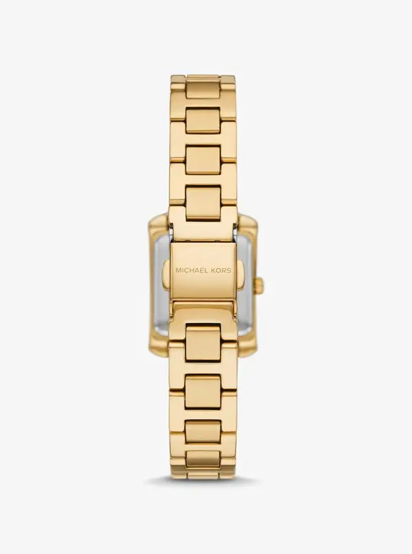 Michael Kors Mini Emery Pavé -tone Watch In By - Gold