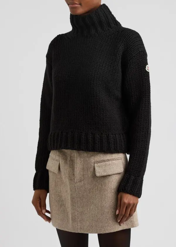 Moncler Logo Wool-blend Jumper