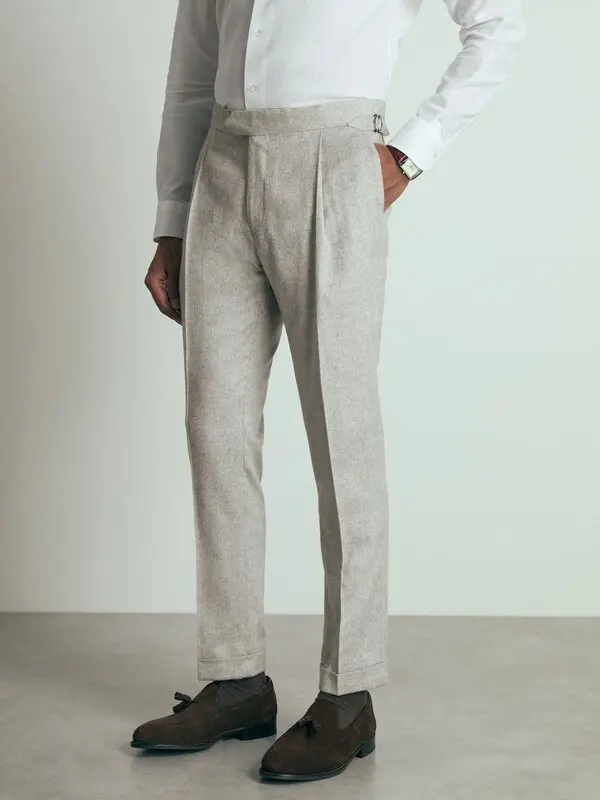 REISS Gallo Atelier Wool Trousers