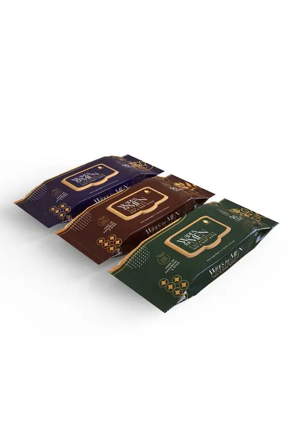 PURSONIC Assorted Face And Body Wipes Cedarwood, Tea Tree