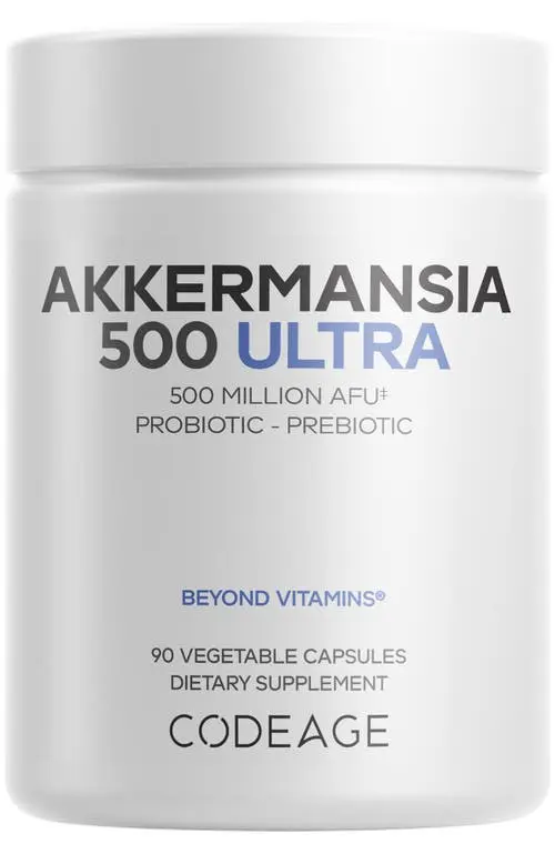 CODEAGE Akkermansia Muciniphila 500m Afus Probiotic Supplement - White