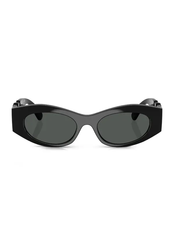 Versace Engraved Medusa Plaque Sunglasses - Black