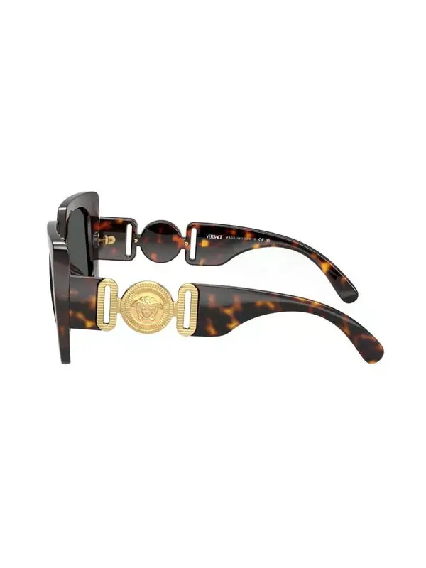 Versace Geometric Frame Sunglasses