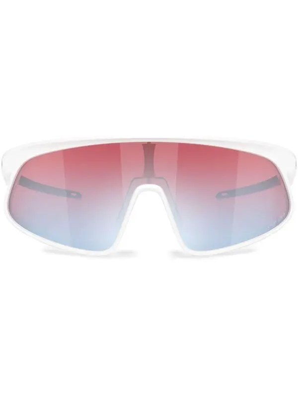 Oakley Logo-print Shield Sunglasses - White