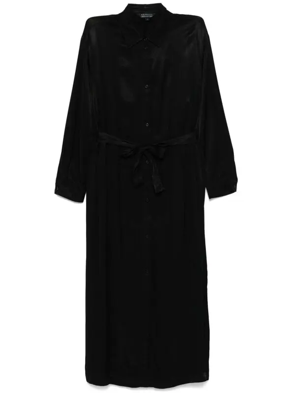 Armani Exchange Belted Midi Dress