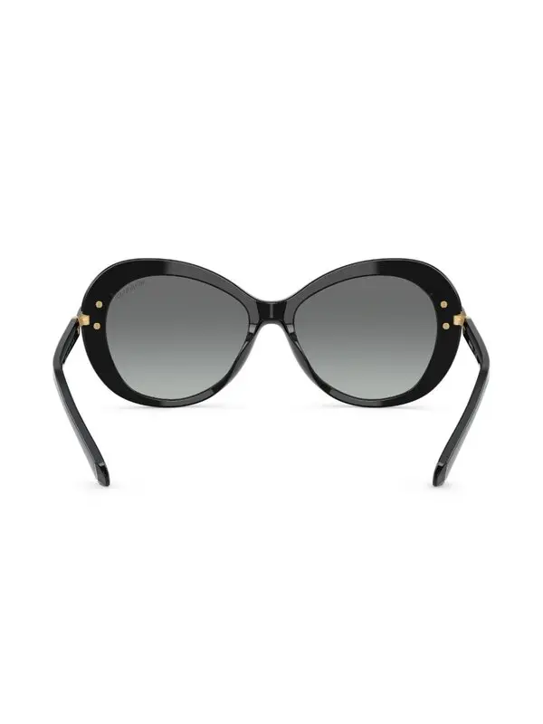 SWAROVSKI Crystal-embellished Oversized Sunglasses - Black
