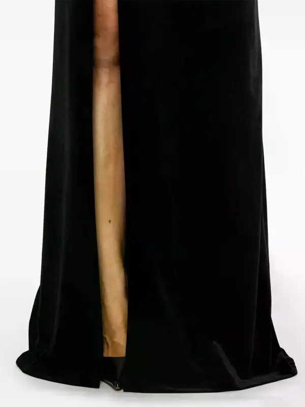 CRISTALLINI Brigitte Maxi Dress - Black
