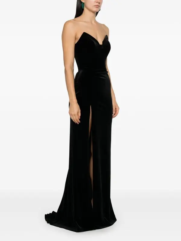 CRISTALLINI Brigitte Maxi Dress - Black