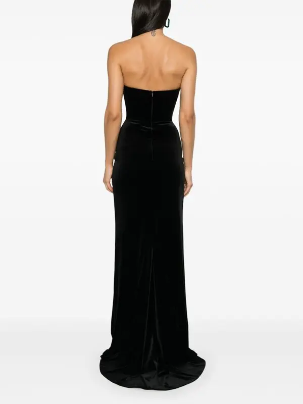 CRISTALLINI Brigitte Maxi Dress - Black