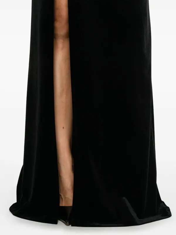 CRISTALLINI Brigitte Maxi Dress - Black