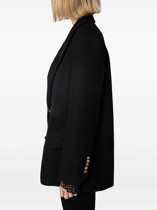 Zadig&Voltaire Single-breasted Tweed Blazer