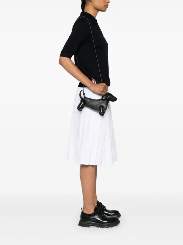 Thom Browne Leather Hector Bag - Black