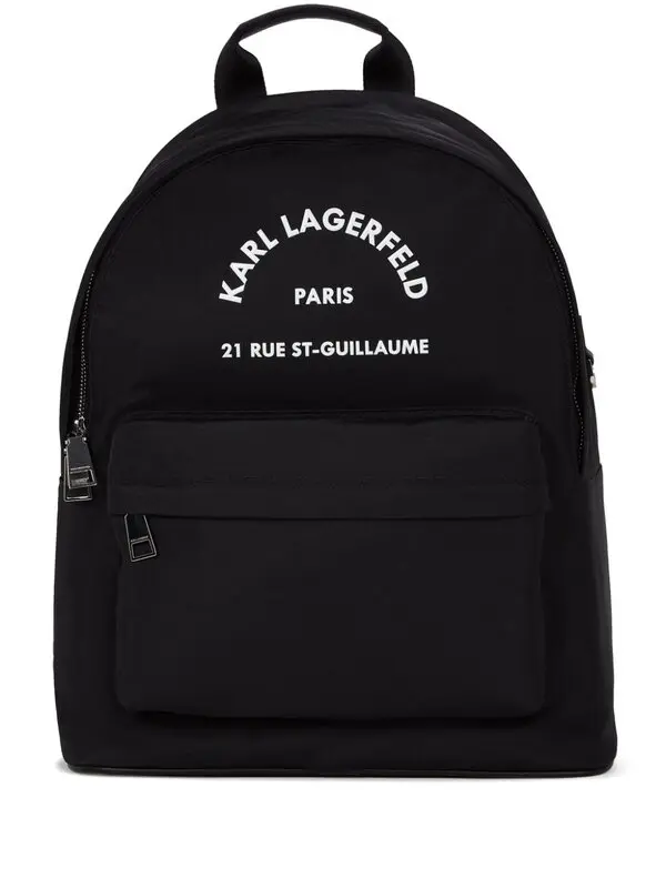 Karl Lagerfeld Rue St-guillaume Backpack - Black