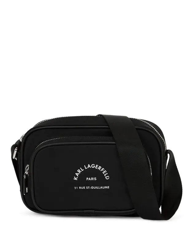 Karl Lagerfeld Rue St-guillaume Shoulder Bag - Black