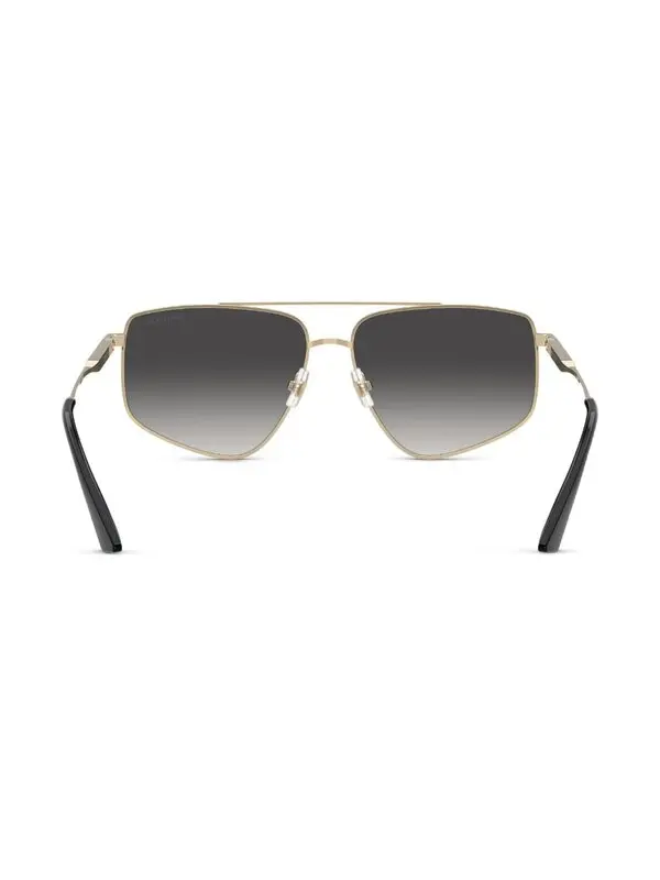JIMMY CHOO Geometric Sunglasses - Gold