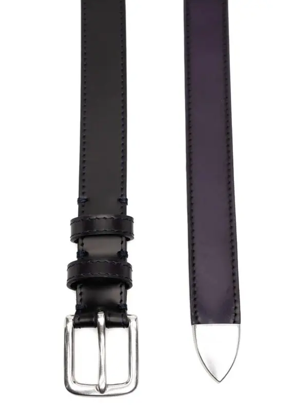 Paul Smith Smooth Brush-off Leather Belt
