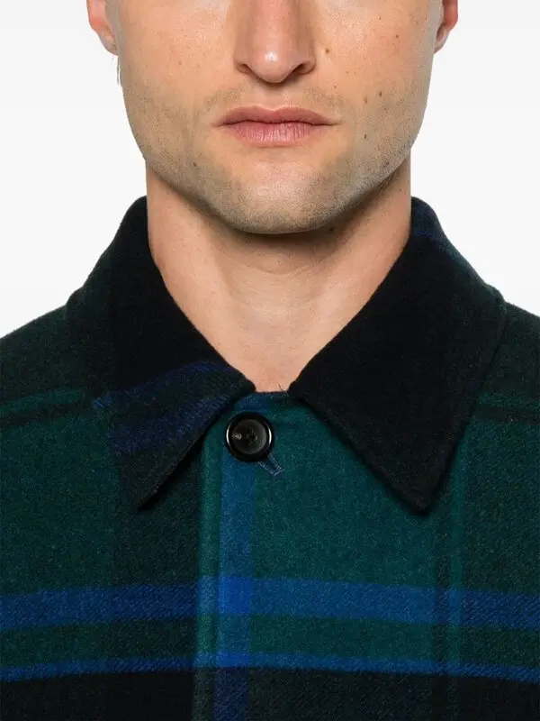 Paul Smith Checked Wool Coat
