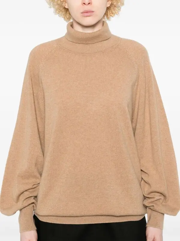 Khaite Percy Cashmere Sweater - Camel