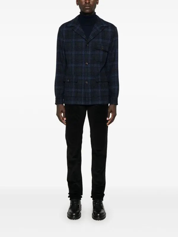 FINAMORE 1925 Wool Single Breasted Jacket